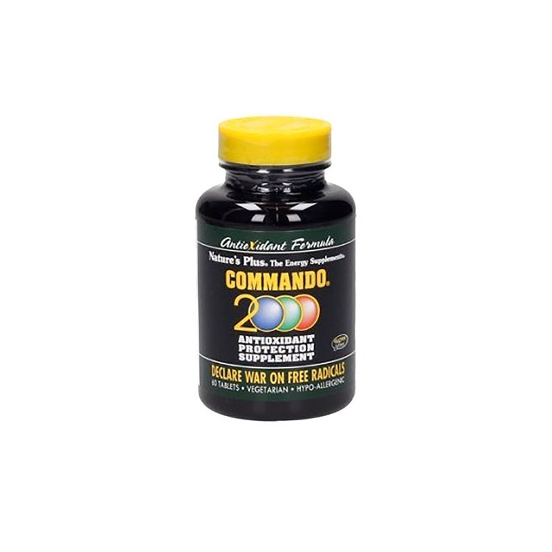 Nature´s, Nature's Plus Commando 2000 60 tabletas, Farmacias 1000