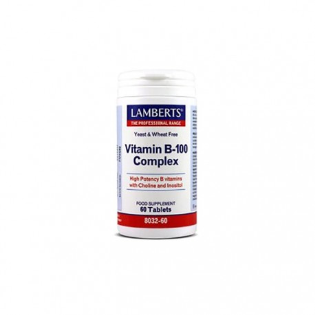 Lamberts, Lamberts Vit B 100 Complex 60 Comp, Farmacias 1000